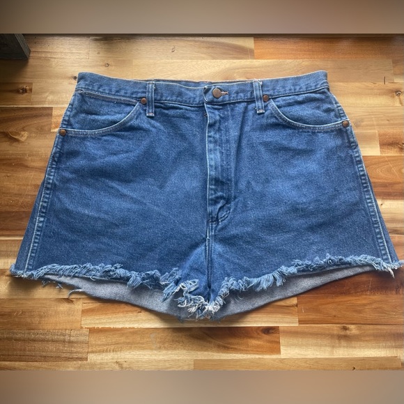 Wrangler Shorts Wrangler Cut Off Denim Shorts Poshmark
